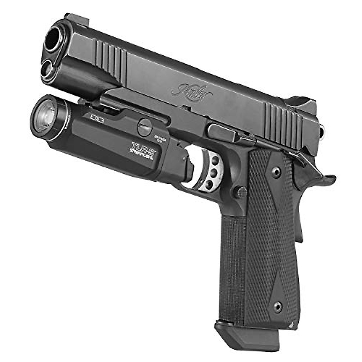 Streamlight 69464 TLR-9 Flex Low-Profile Rail-Mounted Tactical Light with CR123A Lithium Batteries, Black