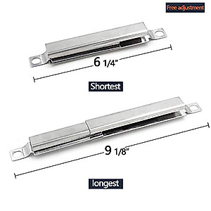 Hongso Grill Burner Tube, Heat Plate Shield, Crossover, Gas Grill Repair Kit for Kenmore 146.16197210, 146.34611410, 146.23678310, 146.10016510, 146.16132110, 146.34461410, BBQ Pro 146.23676310