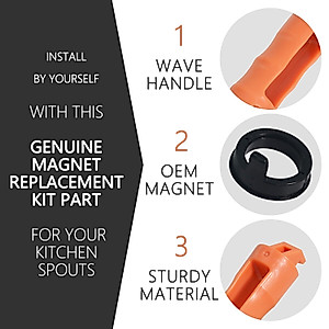 ZNTVW RP80977 Plumbing Magnet Replacement Kit Compatible with Delta Kitchen Faucet, Faucet Cleaning Magnet Installation And Removal Tool