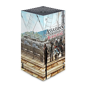 Head Case Designs Officially Licensed Assassin's Creed Group Key Art Black Flag Graphics Vinyl Sticker Gaming Skin Decal Cover Compatible with Xbox Series X Console