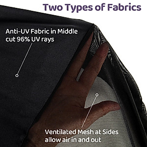 Bayan Stroller Sunshade Baby Car Seat Sun Shade Cover-Effective UV Rays Cut Design-Blocks 95.76% UVA and 95.87% UVB