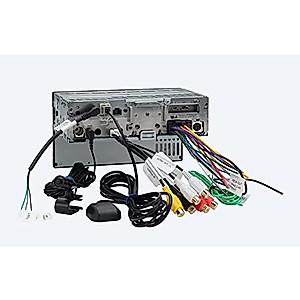 Sony XAV-AX4000 7" 2-DIN Car Stereo w/Backup Camera & SiriusXM Tuner Bundle. Wired + Wireless Android Auto, Wireless Apple CarPlay, Bluetooth, AM/FM Radio, 5 Preamp Outputs, 14-Band EQ, Maestro Ready