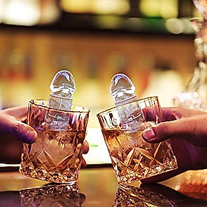 Tcamp 3 Pack Prank Silicone Ice Cube Trays for Bachelorette Party, Funny Ice Cube Molds for Chilling Cocktails Whiskey Tea Drinks, Christmas Gifts (Coffee, Red, Blue)