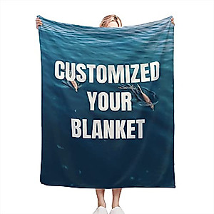 Custom Blankets, Upload Your Photos, Personalized Blankets, Customizable Birthday Gifts, Anniversary Souvenirs, Wedding Gifts 30"x40"