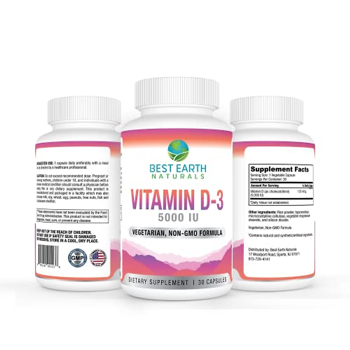 Best Earth Naturals Vitamin D-3 5000 IU
