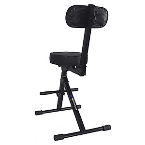 Rockville RDS42 Portable DJ/Guitar/Drum/Keyboard Padded Throne/Chair Adjustable