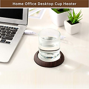 Coffee Mug Warmer, Electric USB Cup Heater Pad for Desk, Cup Warmer Heat Beverage Mug Mat Home Office Desktop Heated Coffee Tea Mug Pad