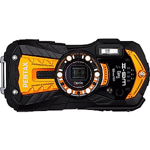 Pentax Optio WG-2 GPS Orange Adventure Series 16 MP Waterproof Digital Camera with 5 X Optical Zoom and GPS