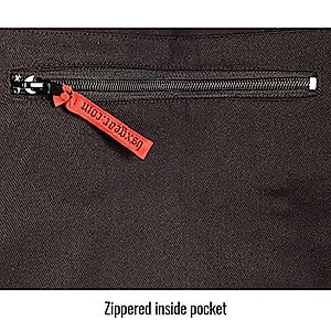 BSX BX9C Black W/Red Flames Cotton Welding Jacket - XL