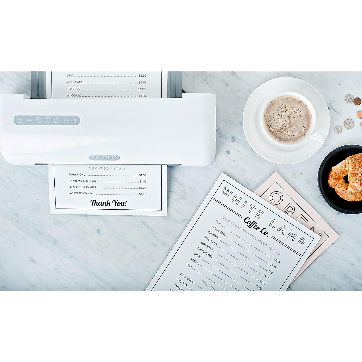 Scotch Thermal Laminating Pouches, 3 Mil thick, Durable, Clean Finish, Professional, Quality, 8.9 x 11.4-Inches, 20-Pack, Clear (TP3854-20)