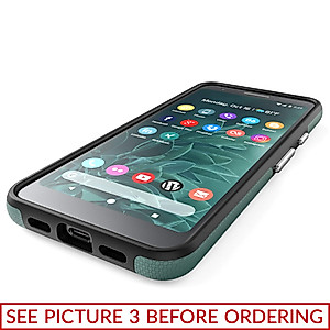 Crave Pixel 3a Case, Dual Guard Protection Series Case for Google Pixel 3a - Forest Green