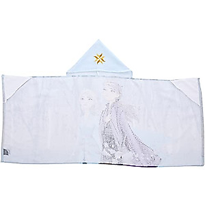 Jay Franco Frozen 2 Mythical Wonderland Kids Bath/Pool/Beach Hooded Towel, Cotton