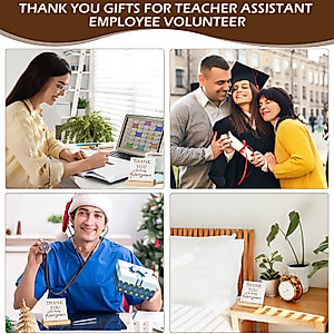 Sieral 6 Packs Christmas Coworker Appreciation Gifts Inspirational Desk Decor Motivational Thank You Signs Thank You Gifts for Coworkers Teacher Employee Medical Assistant