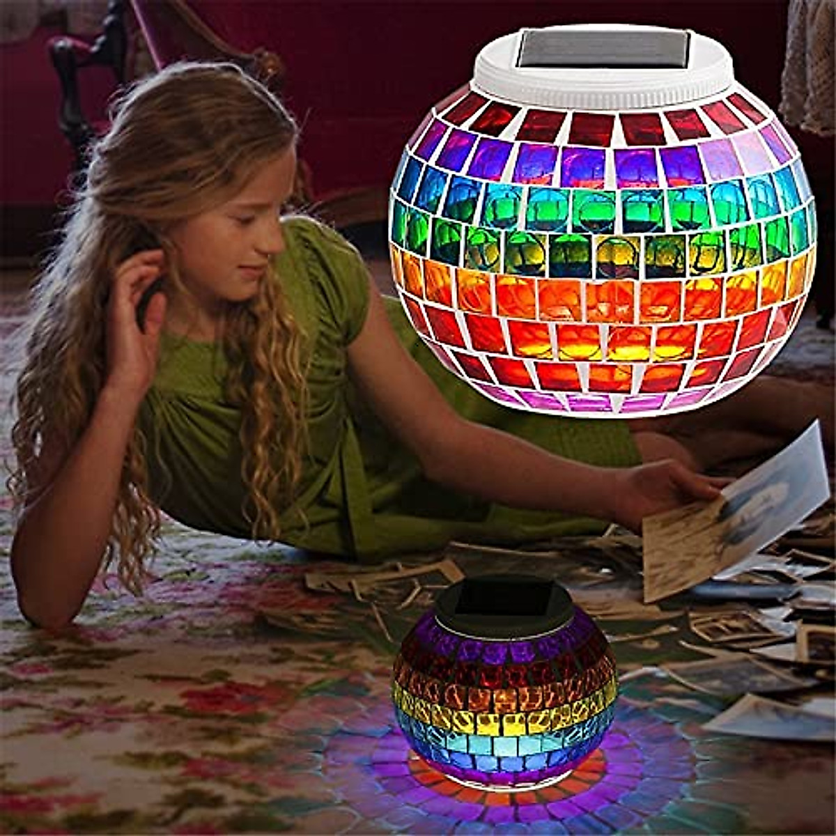 YUUAND Solar Lights Outdoor Garden Decorative,Solar Lights Yard Lights Garden Outdoor Decorative Lights Patio, Yard Decor