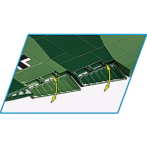 COBI Historical Collection World War II Junkers JU-88 Plane, 1180 pcs