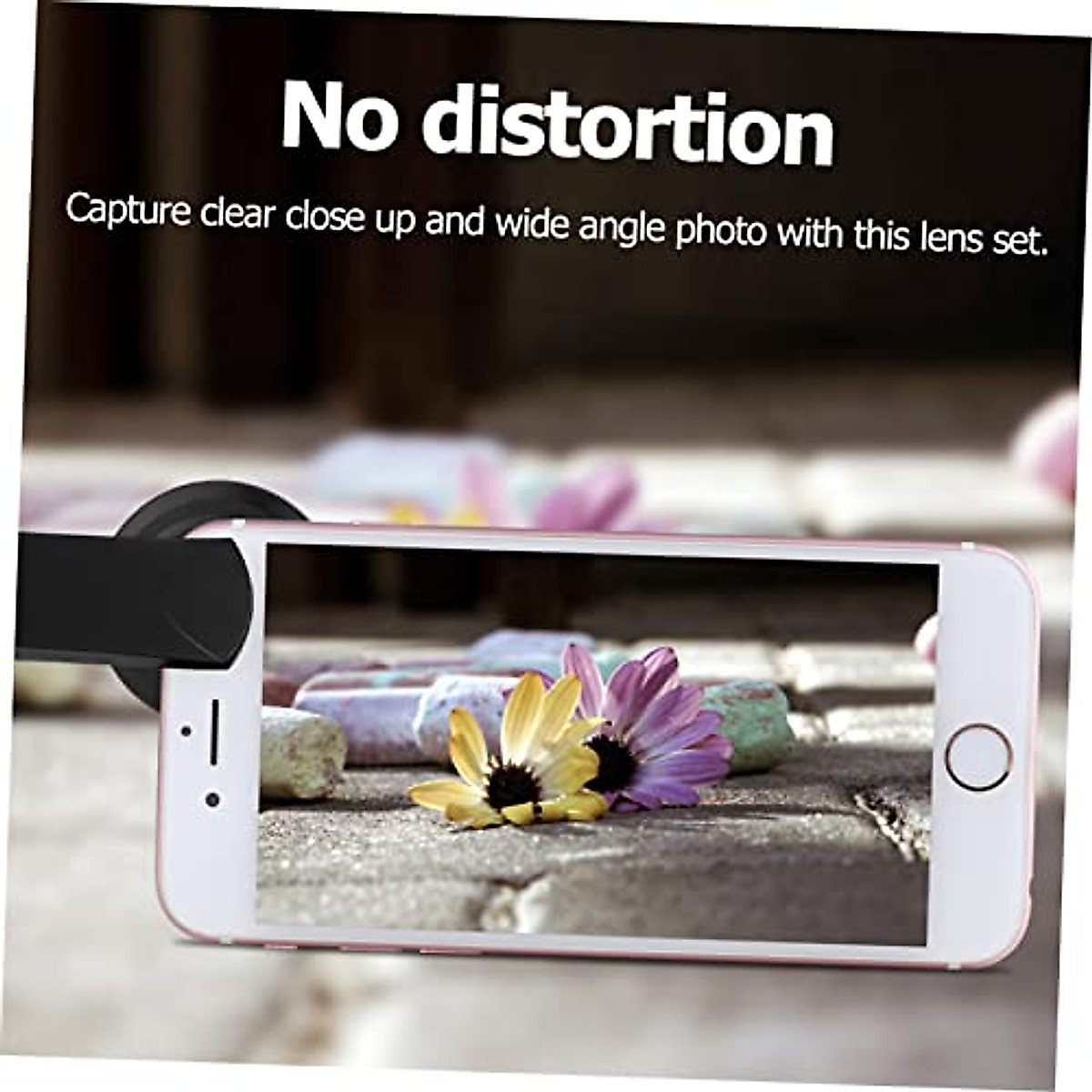 Hemobllo 2pcs on K Kit Pouch Smart Lens Clip Carry Angle Portable Cell for Mobile Wide Mm High Fish Attachment Compatible with Most Smartphones Lenses Black Len Macro Phone Eye Camera