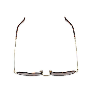 Foster Grant Sun Luv Only Love Here Heart Sunglasses, Gold, 54mm