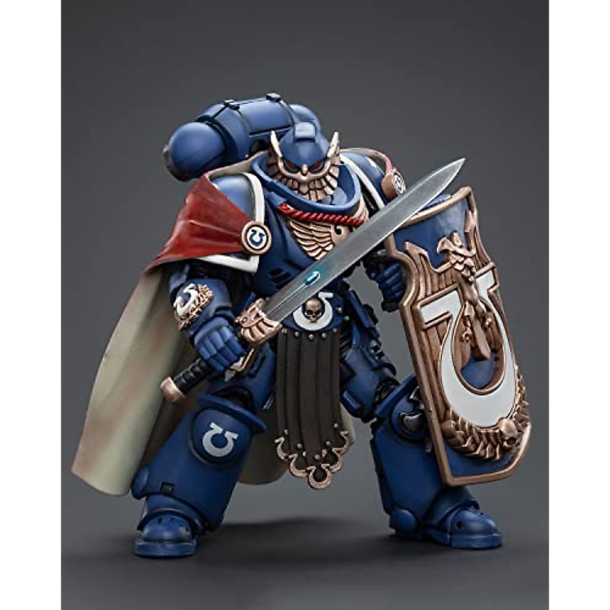 Pipigirl JoyToy Warhammer 40K Space Marine Genuine License 1/18 Soldier, Ultramarines Victrix Guard, 4.88 inch Models Space Marines Action Figures Kits (Victrix Guard)