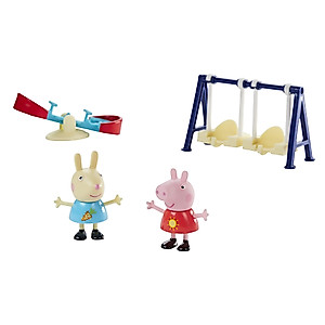 Peppa Pig Peppa's Adventures Peppa's Outside Fun Preschool Toy,with 2 Figures and 3 Accessories, Ages 3 and Up