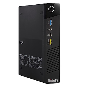 Lenovo ThinkCentre M73 Tiny Business Computer Desktop PC, Intel Core i3 4th Gen 2.9GHz, 8GB DDR3, 120GB SSD, MTG New 22 inch LED Monitor, RGB KBM & Speakers, WiFi, Windows 10 Pro (Renewed)