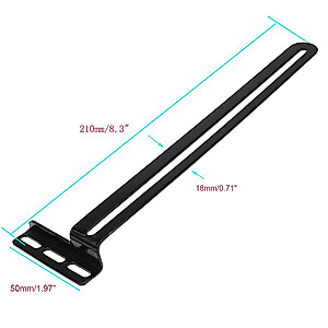 Semetall 2Pcs Computer Case Graphics Card Cooling Bracket Chassis Heat Dissipation Side-Blown Bracket Vertical Cooling Fan Mounting Bracket Supports 80mm-140mm Cooling Fans