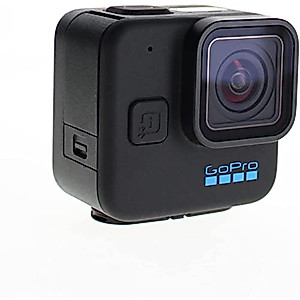GoPro HERO11 (Hero 11) Black Mini - Waterproof Action Camera with 5.3K Ultra HD Video, 24.7MP Photos (CHDHF-111-TH) + 2pc 64GB Memory Card, High Speed Card Reader + Hero 11 Action Bundle (59 Items)