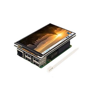 Treedix 3.5 inch TFT LCD Display SPI 128MHz 60Hz TFT Monitor 480 x 320 Color Touch Screen Module with Touch Pen Compatible with Raspberry Pi 4B/3B/3B+
