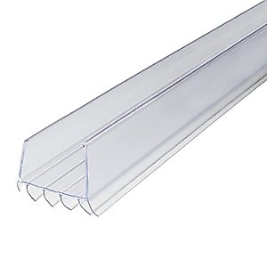 M-D Building Products 43338 36 in. Clear Vinyl U-Shape Cinch Slide-On Under Door Seal