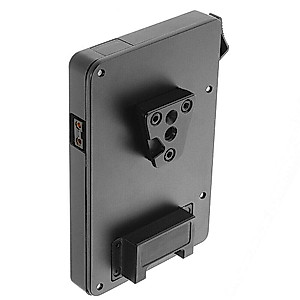 FocusFoto V-Mount Battery Power Plate Adapter with D-tap for Panasonic ANT0N Bauer Gold Mount Battery to V-Mount Battery