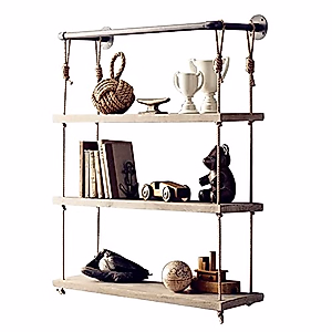 Gdrasuya10 Wall Mounted Bookshelf, Modern Wood Book Shelves,Wall Shelf Unit Bookshelf Hanging Wall Shelves Farmhouse Kitchen Bar Shelving