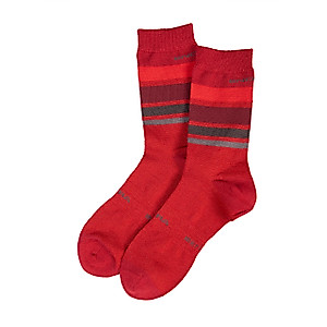 Endura BaaBaa Merino Stripe Cycling Sock Red, L/XL