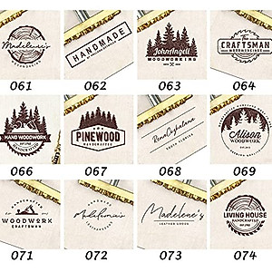 Custom Electric Wood Branding Iron for wood， 350W Custom Cake Logo BBQ Heat Stamp with Brass Head and Wood Handle for Woodworking and Handcrafted Design Compatible With 8mm (Electric iRon Only)