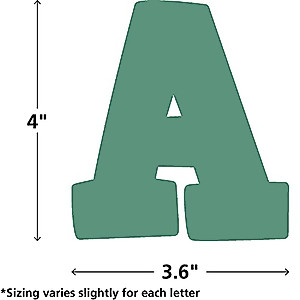 Teacher Created Resources Eucalyptus Green 4" Bold Block Letters Combo Pack (TCR8693)