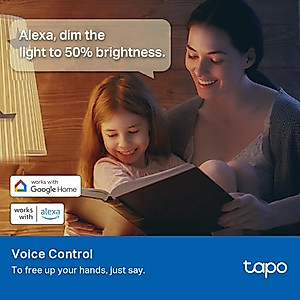 Tapo TP-Link Smart Light Bulbs, 16M Colors RGBW, Dimmable, Alexa Frustration-Free Setup, A19, 60W Equivalent, 800LM CRI>90, 2.4GHz WiFi only L531E