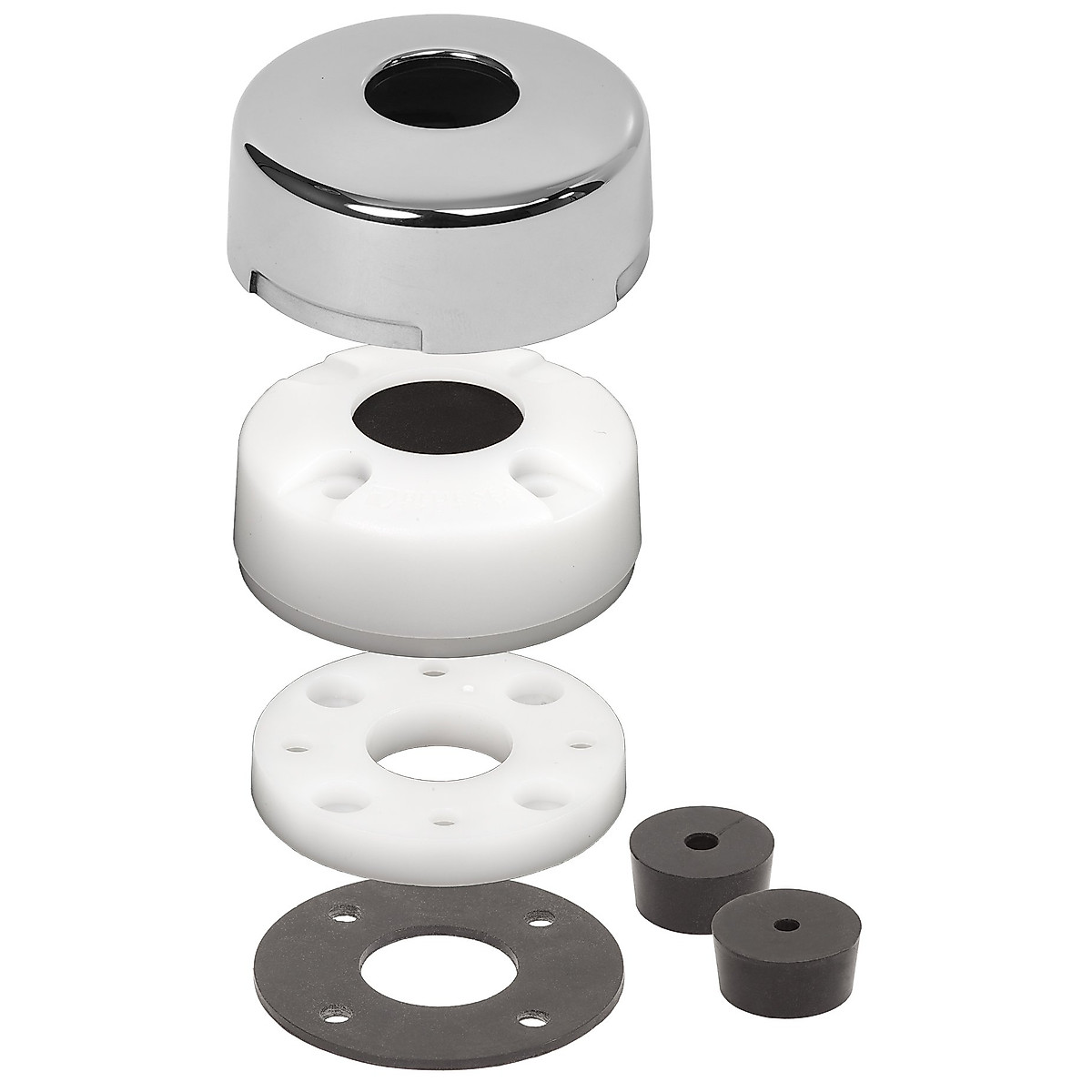 Blue Sea Systems 1001100 CableClam with Stainless Steel Dress Cap, 0.68-Inch