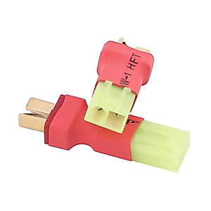 BDHI 3pcs Compatible with Micro Mini Tamiya Female(Reversed) to T-Plug Style Male Adapter for Airsoft(B127-3)