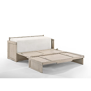 Night & Day Murphy Cube Cabinet Bed (Antique White) Queen 80 x 60