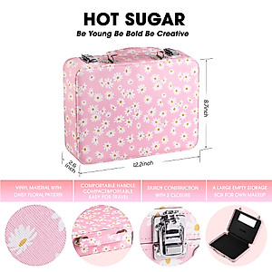 Hot Sugar All in One Beginner Makeup Kit for Teen Girls 10-12, Cosmetic Gift Set for Birthday or Christmas (PINK DAISY)