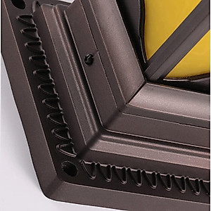 SANBDDLYY E27 Exterior Pillar Lamp Courtyard Lawn Villa Gate Fence Column Lamp Die-cast Aluminum Waterproof Outdoor Post Light House Porch Patio Outside Deck Walkway Driveway Streetlight