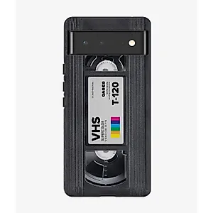 Qases Google Pixel 6 Pro Case - VHS Cassette - Ultra Tough Case - Customized