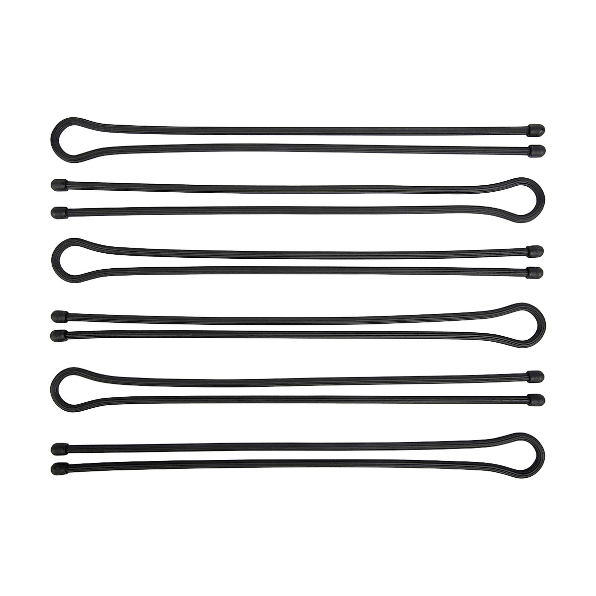 Nite Ize Original Gear Tie - 32-Inch Reusable Rubber Twist Tie - Reusable Gear Ties - Electric Cord Organizers - Twist Ties for Cords - Reusable Zip Ties - Black, 32-Inch, 6 Pack