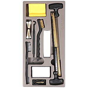 Allen Company Universal Gun Cleaning Kit & Tool Box - Rifle, Shotgun & Handgun Gun Cleaner Kit - 66-Piece - Gun Accessories for Men and Women - Cleaning Kit Gun Case - Black/Gray