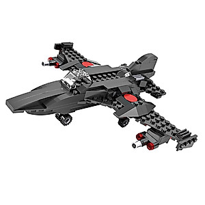 Tblicked 3in1 Fighter Jet Building Sets Military War Plane Building Kit Creator Army Airplane Gunship Building Toys Battle Warship Play Set Gift for Kids Aged 6-12, 231 Pieces