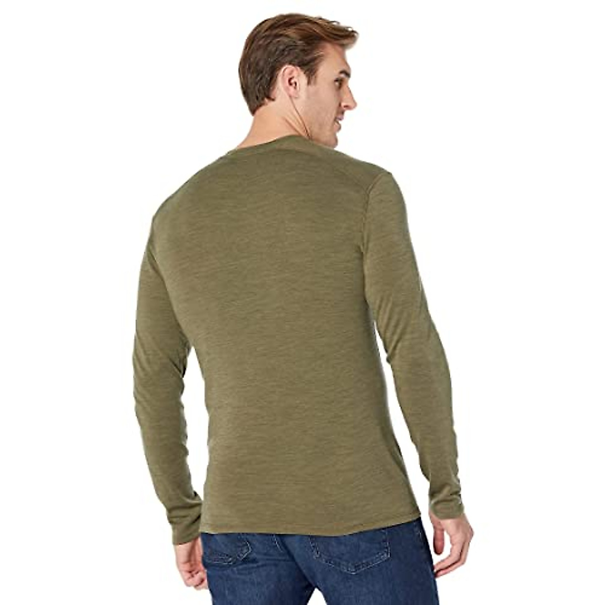 Smartwool Men's Classic Thermal Merino Wool Base Layer Crew (Slim Fit)