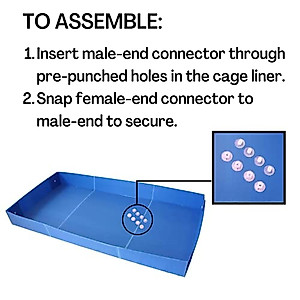 Midlee Corrugated Plastic Guinea Pig Cage Liner- 2x3 Panel Size