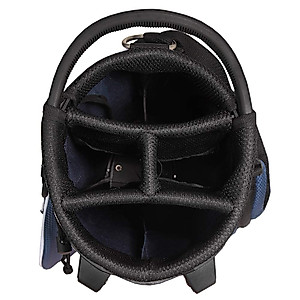 Prosimmon Golf DRK 7" Lightweight Golf Stand Bag with Dual Straps Blue/White