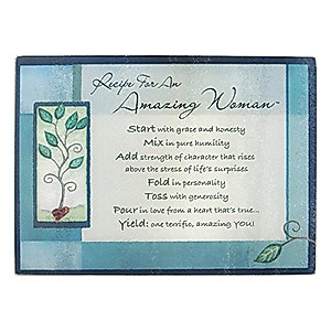 Abbey Gift, 11" x 1" x 5" Inches (Abbey & CA Gift) Blue Amazing Woman Cutting Board, Multicolor