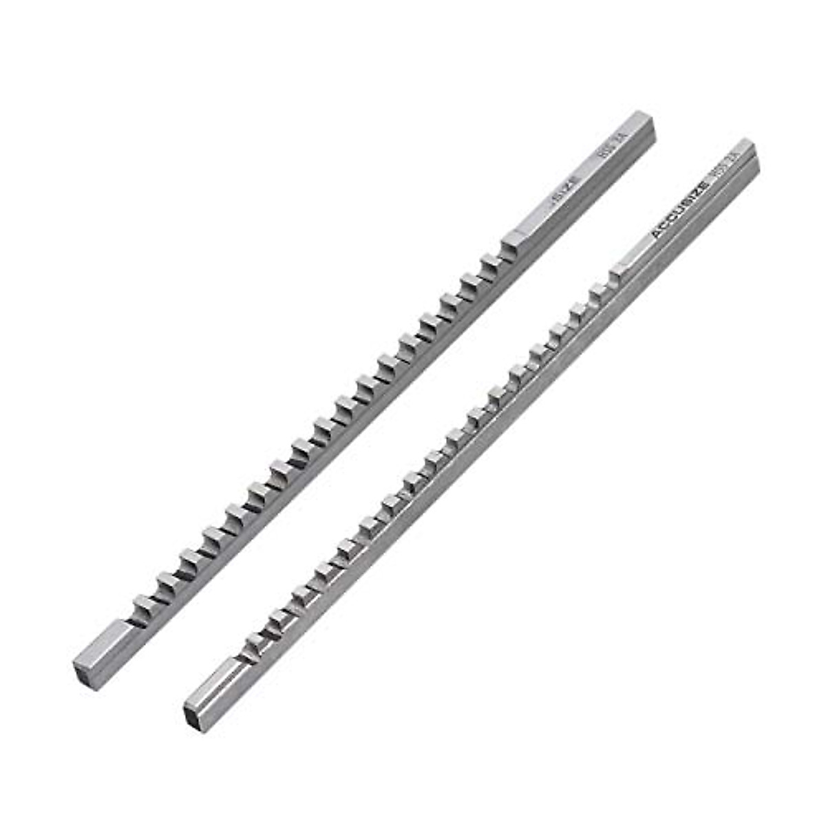 Accusize Industrial Tools No 60 Metric H.S.S. Keyway Broach Sets in Fitted Box, 5100-0060