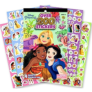 Disney Princess Coloring Book Activity Set for Kids Featuring Disney Princess, Encanto, Moana and Frozen