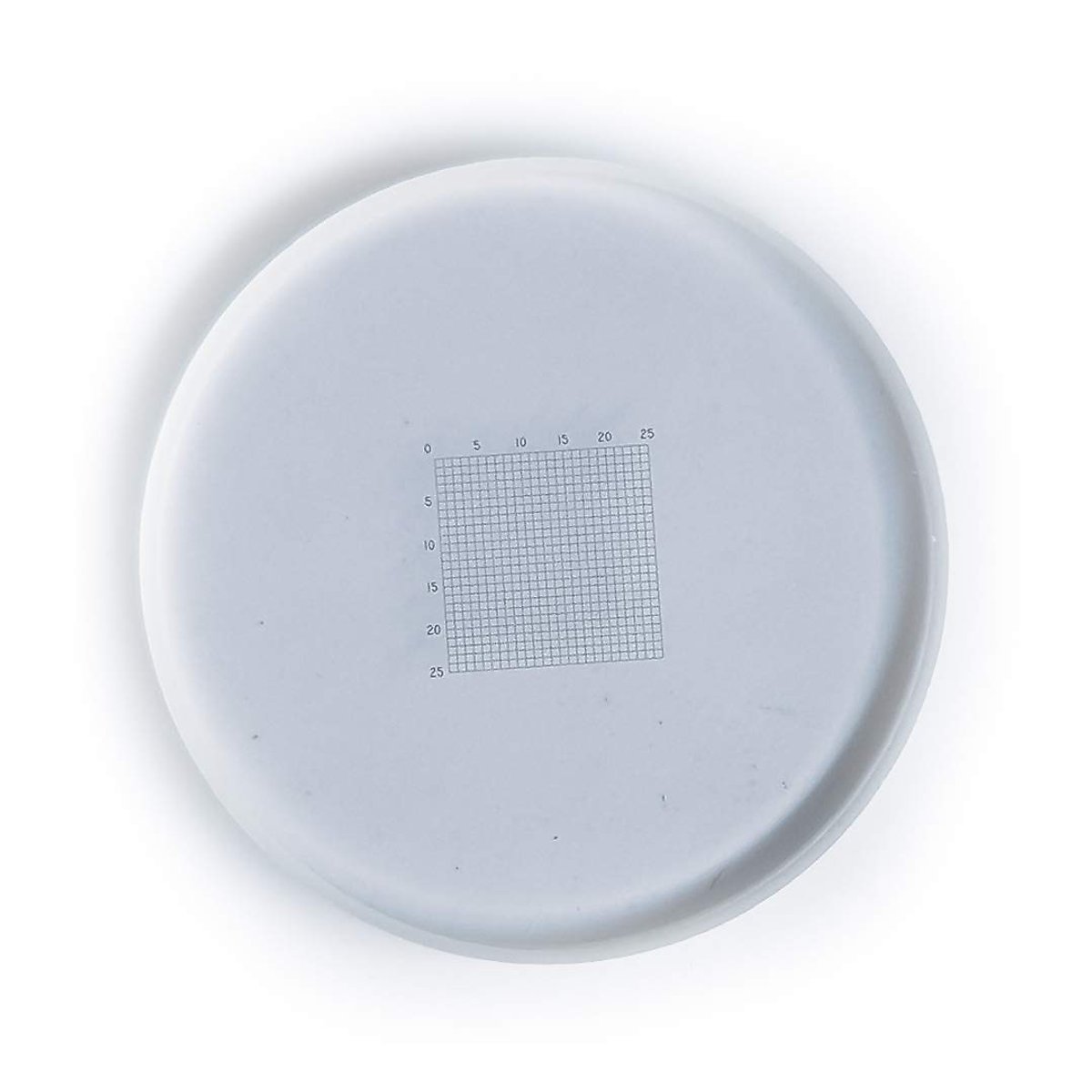 0.5 mm Net Shaped Microscope Eyepiece Micrometer net Shaped Eyepiece Ruler Slides Measuring Microscope Micrometer Calibration for Microscope Stage Eyepiece Objective Lens Diameter 19mm